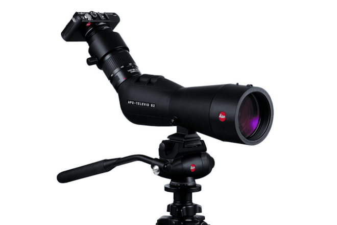 Leica digiscoping kit (D-Lux 4 camera, adapter and APO Televid 82 ...
