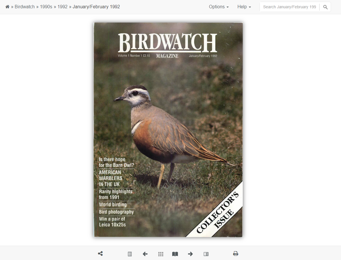 Accessing the Birdwatch digital archive: How to Guide - BirdGuides