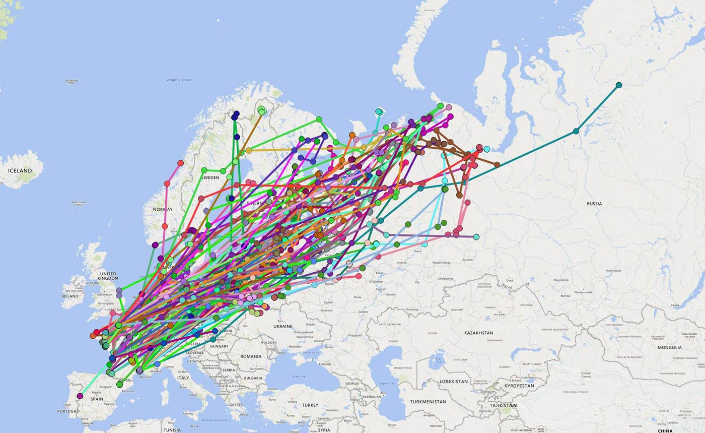 GPS tag reveals record 6,000 km snipe migration - BirdGuides