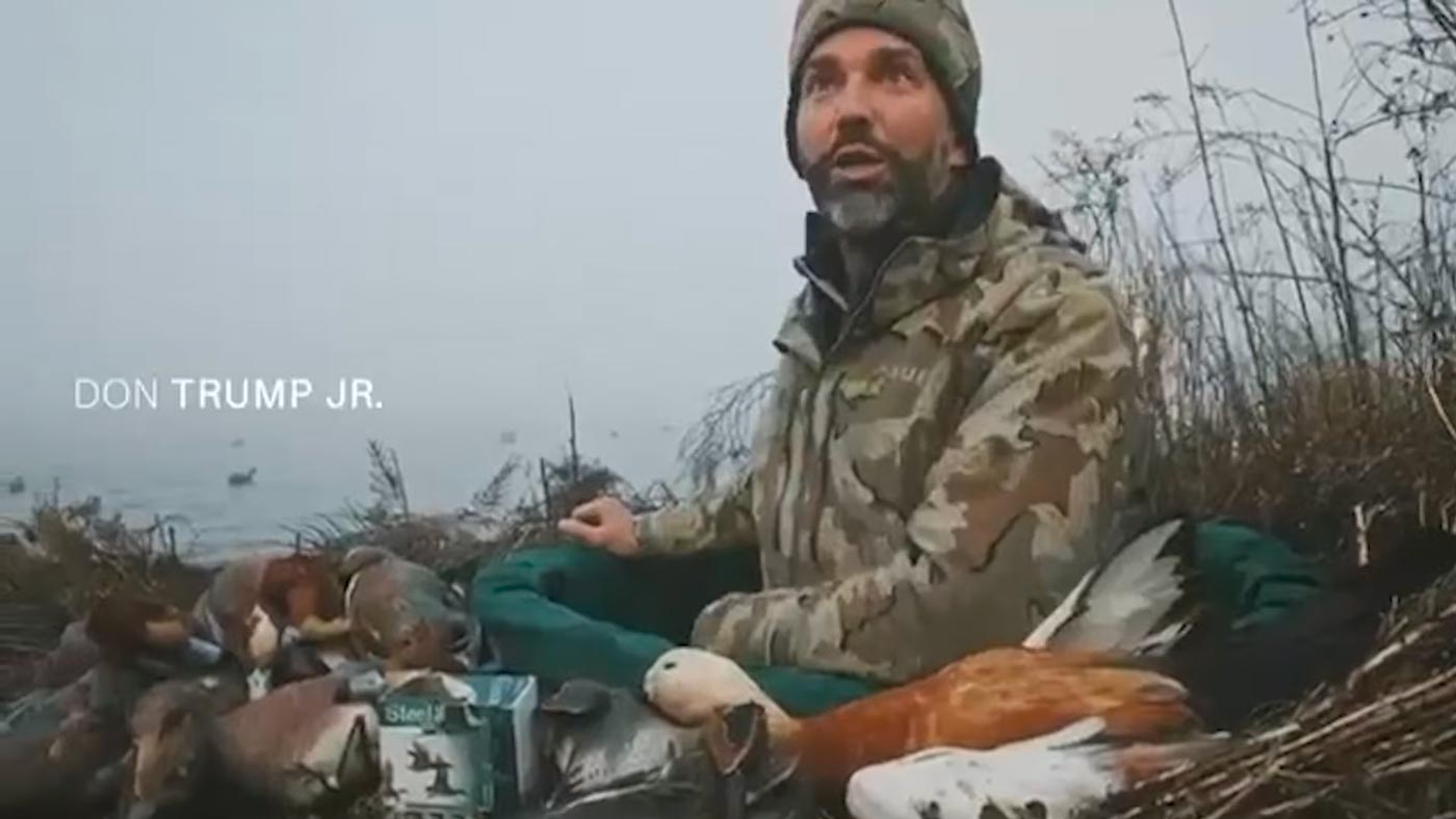 Donald Trump Jr slammed for shooting protected waterbird in Italy ...